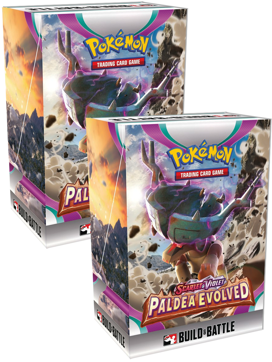 x2 Pokemon Paldea Evolved Build & Battle Boxes – MHDEALSPLUS
