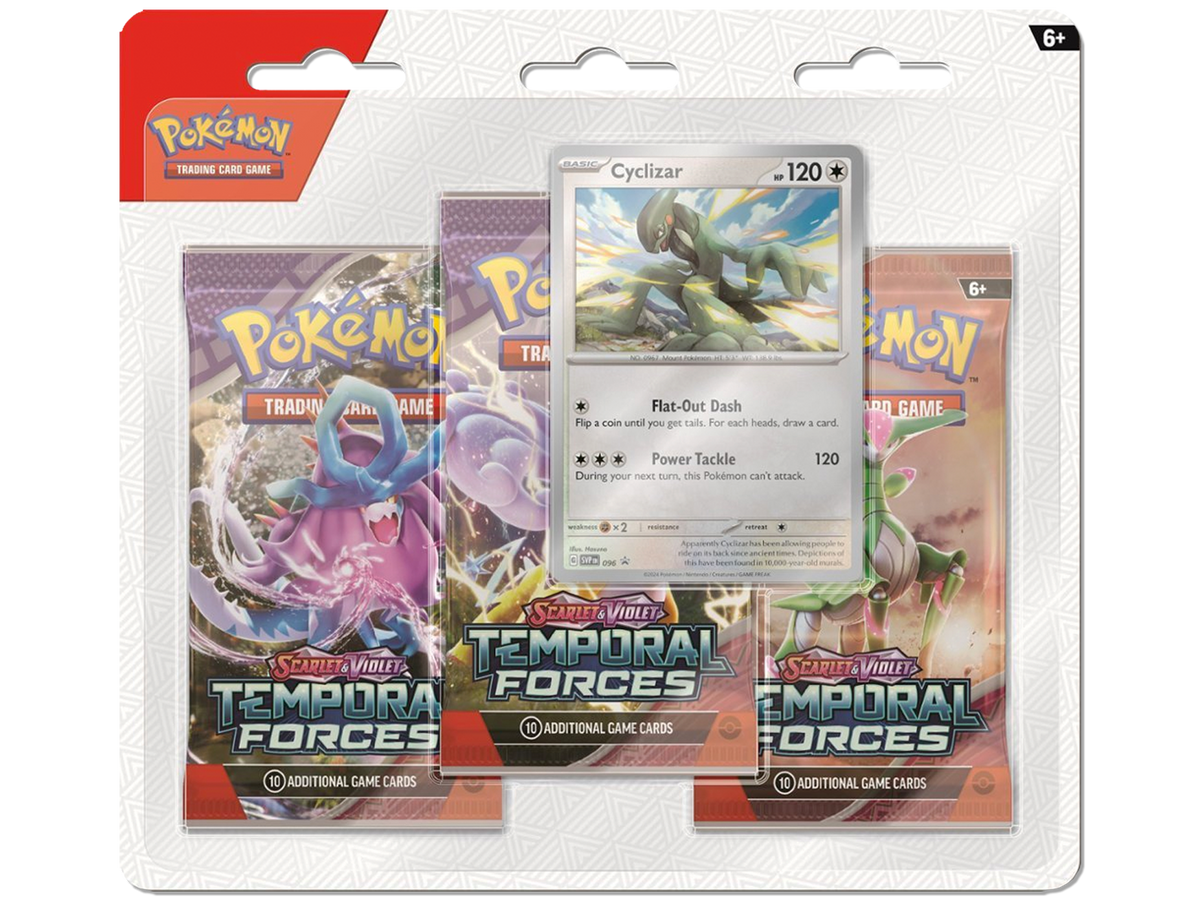 Pokemon Temporal Forces 3-Pack Blister Sealed Case - 72 Booster Packs ...