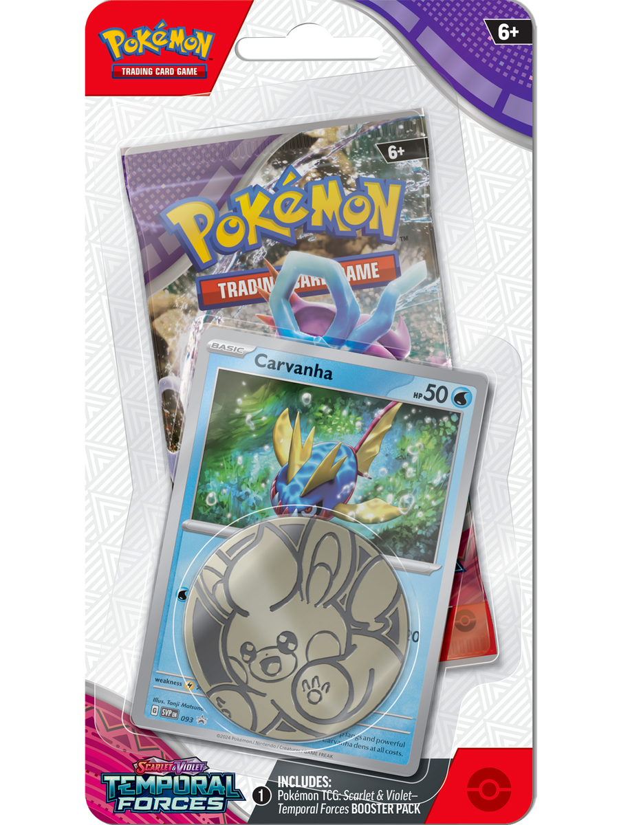 Pokemon Temporal Forces Checklane Blister Pack Set of 2 – MHDEALSPLUS