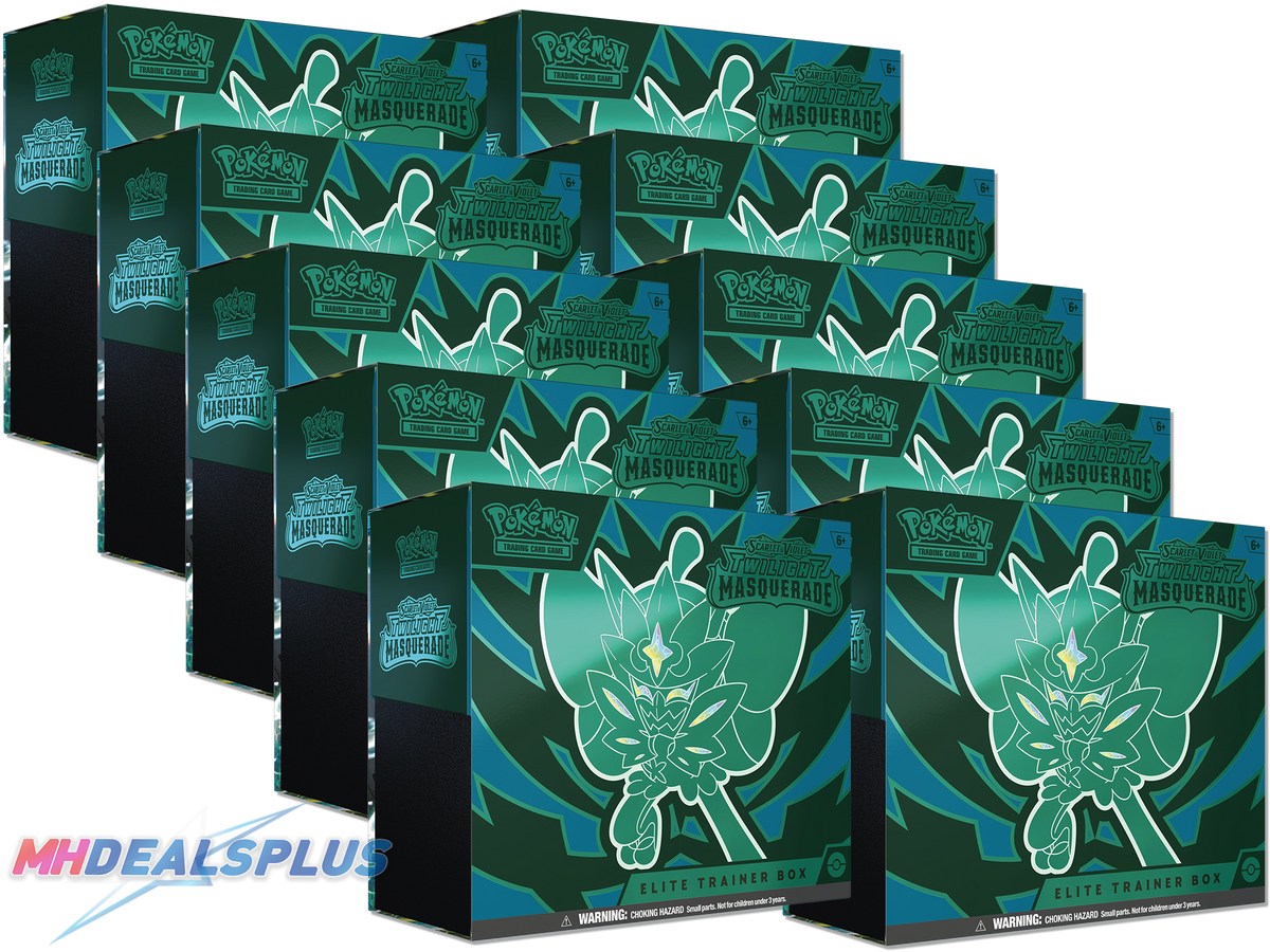 Pokemon Twilight Masquerade Elite Trainer Box Sealed Case - 10 Boxes ...