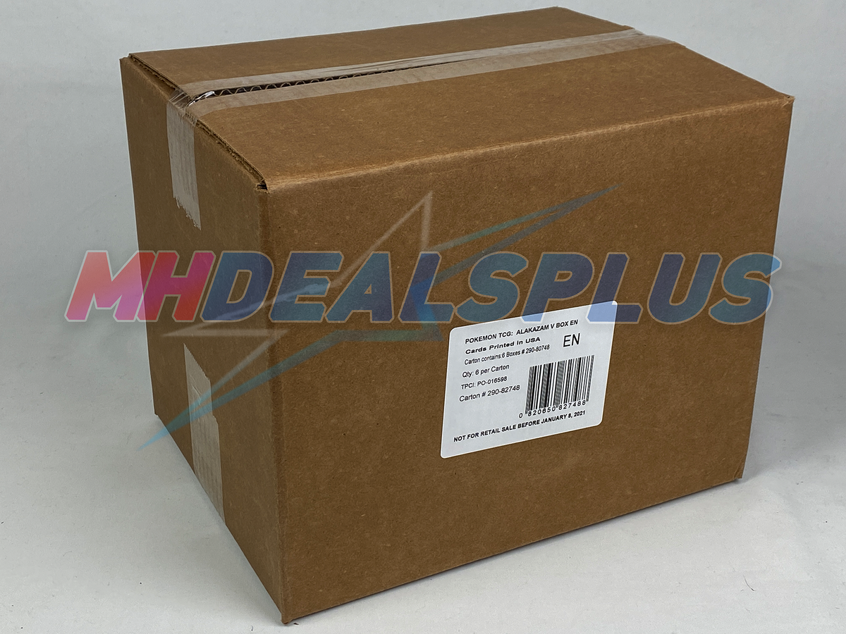 Pokemon TCG Alakazam V Collection Box Sealed Case - 6 Boxes – MHDEALSPLUS
