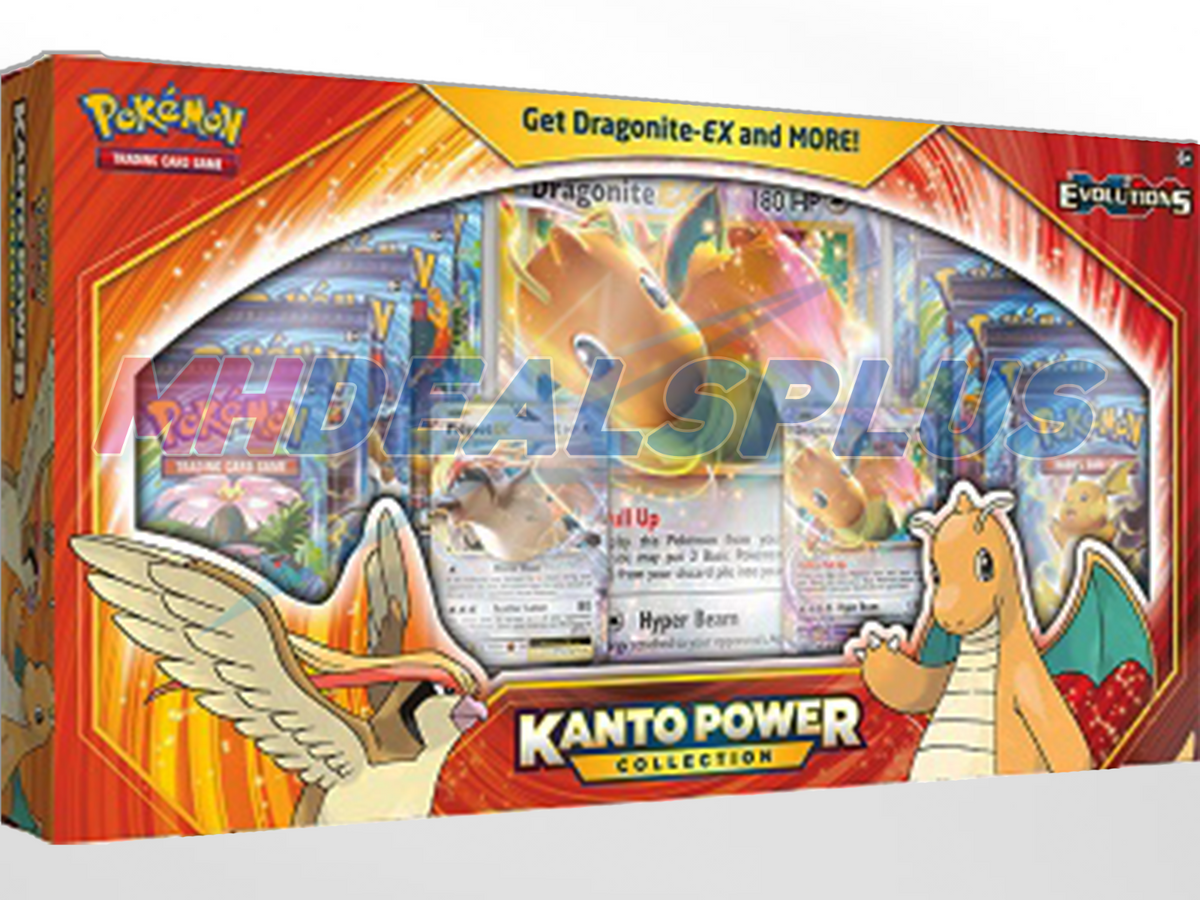 Pokemon TCG Kanto Power Collection Mewtwo & Dragonite Box - 20 Booster ...